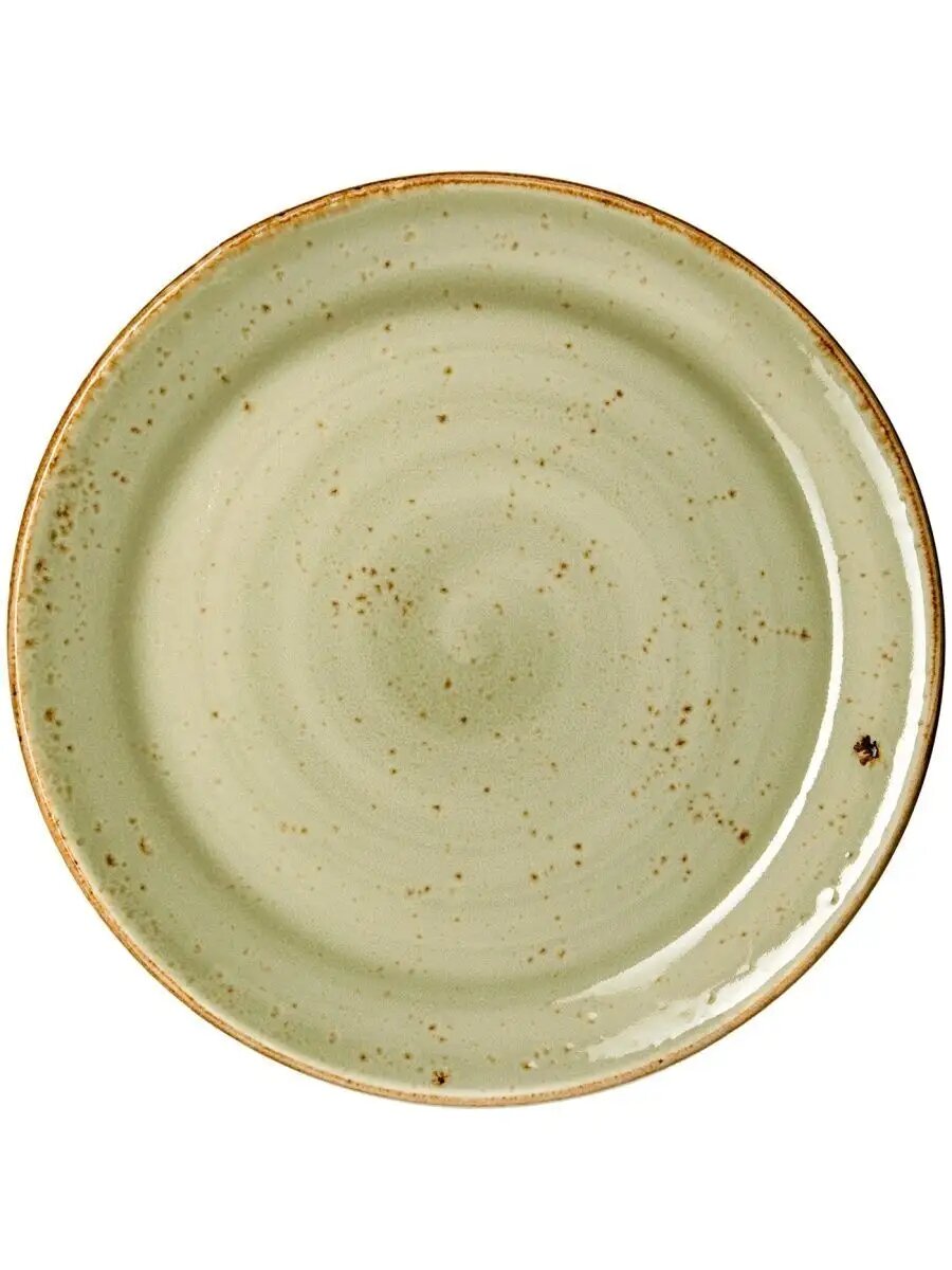 Тарелка сервировочная Steelite Craft Green, фарфоровая, 25 см