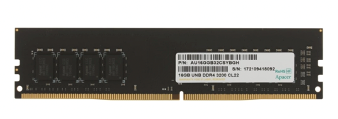 Модуль памяти DIMM 16GB DDR4-3200 EL.16G21. GSH APACER
