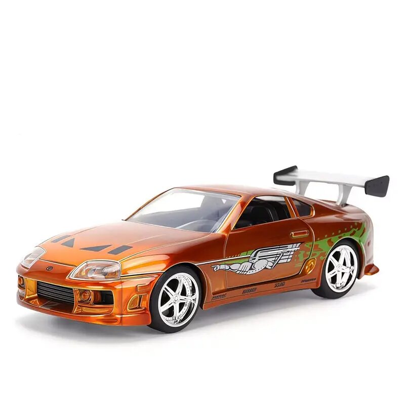 Модель автомобиля Makeda Toyota Supra A80 1:32 Brown foam box