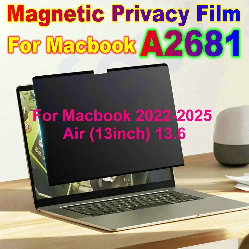 Магнитная защитная пленка для экрана ifew для MacBook Pro 14 M5, Air 13.6 дюйма M4 A2681