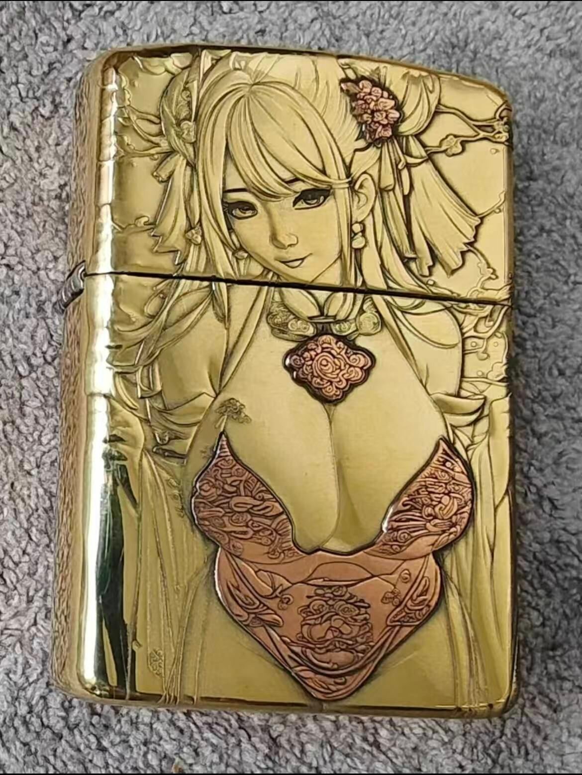 Zippo, в стиле "Модель Гигант , латунь", пустая(без заправки)