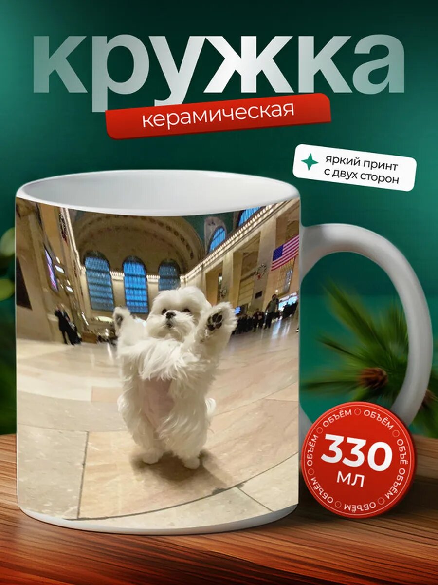 Кружка Мальтийская болонка 14,