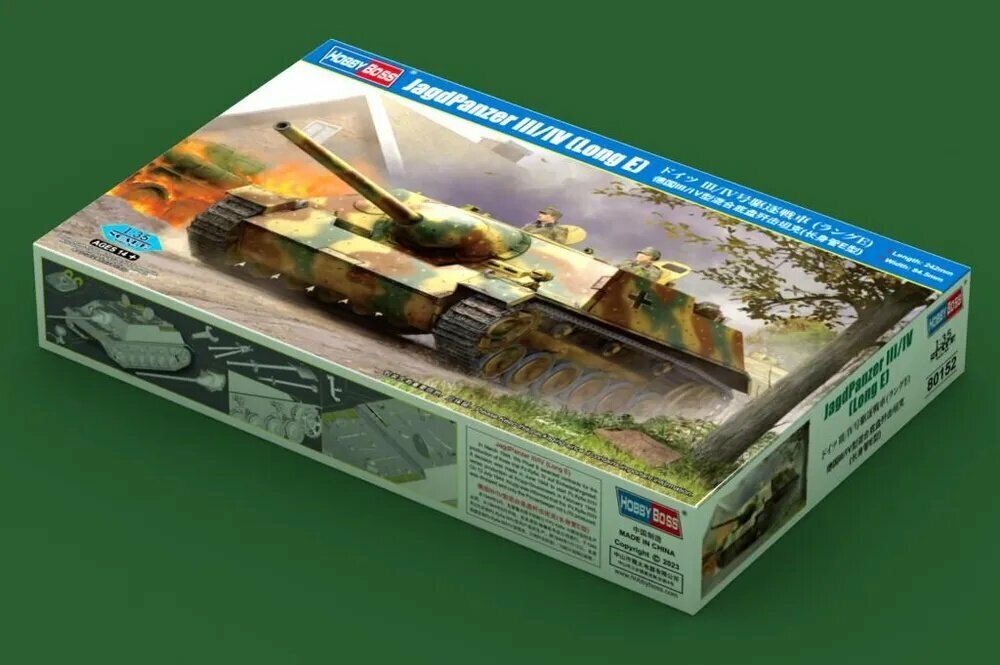 1/35 Истребитель танков с гибридным шасси типа III/IV (длинноствольный тип E) Сборочная модель