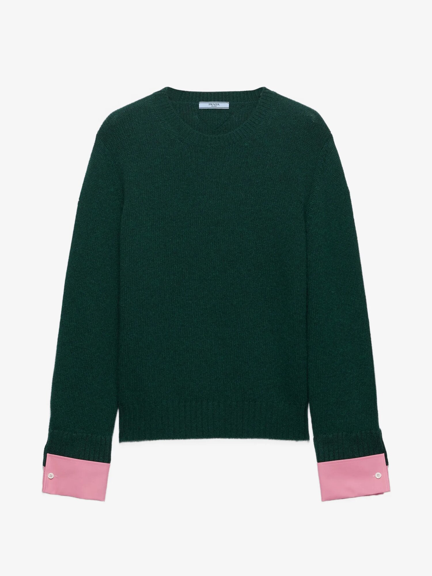 Свитер Prada Wool and cashmere crew-neck sweater