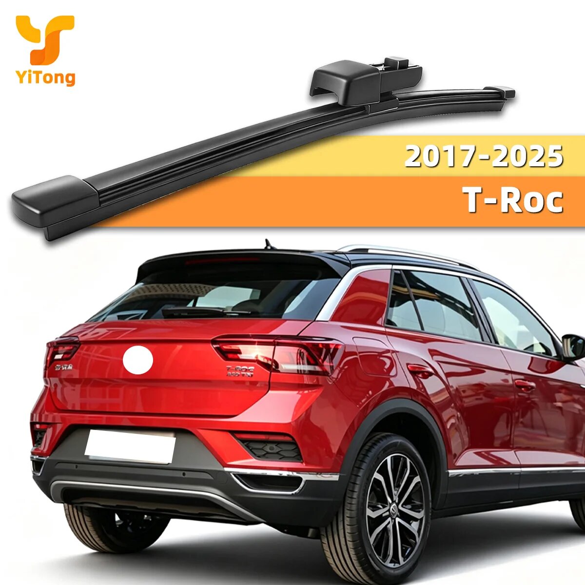 Задний Стеклоочиститель Yitong Из Натурального Каучука Для Volkswagen VW T-Roc 2017-2025: Гладкое Очищение Без Разводов