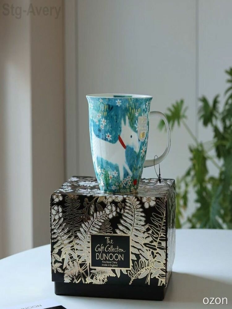 Кружка Dunoon 500 мл коллекция The Gift Collection с рисунком животных подарок для дома чашка