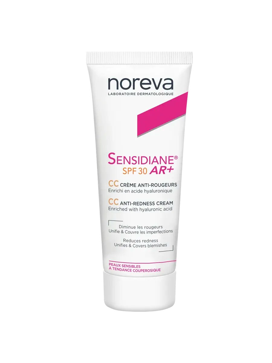 Noreva Sensidiane AR+ CC-крем для лица для чувствительной кожи SPF30 светлый тон 30 мл 1 шт
