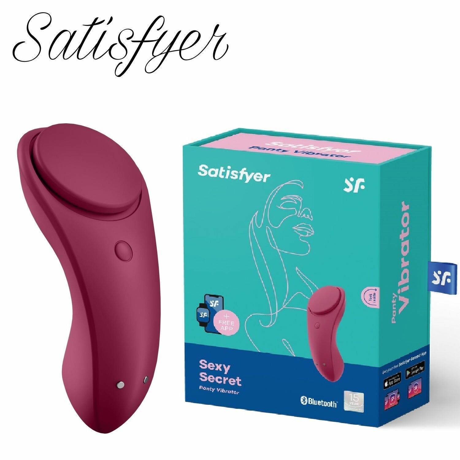 Satisfyer Бесшумный вибромассажер в трусики Sexy Secret