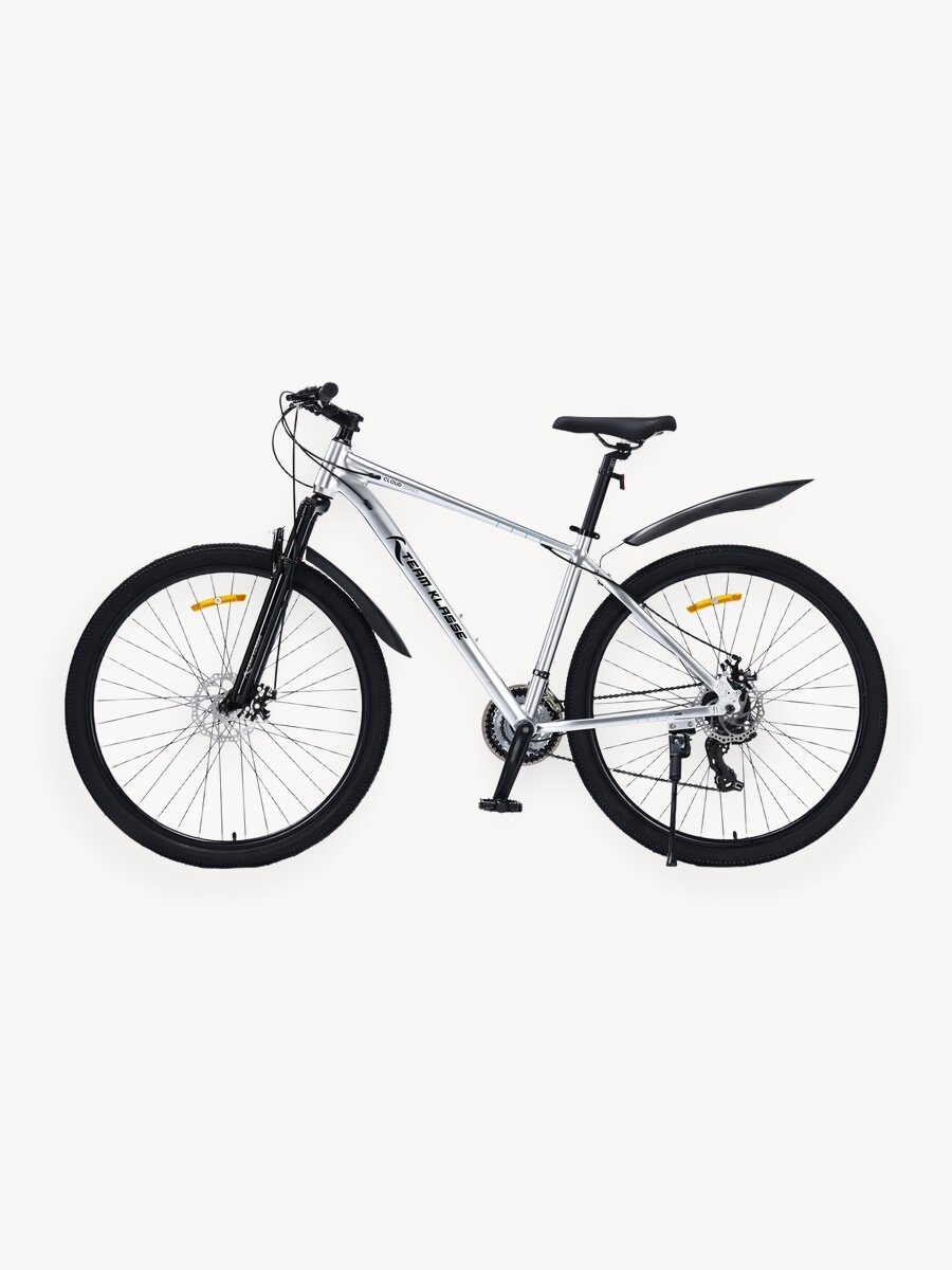 Велосипед Team Klasse MB-4-D городской, 24 скоростей, диаметр колес 29", рама 18", светло-серый