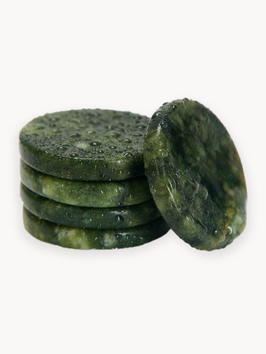 Массажные камни для СПА Secret Beauty, диаметр 25 мм, нефрит, 5 шт