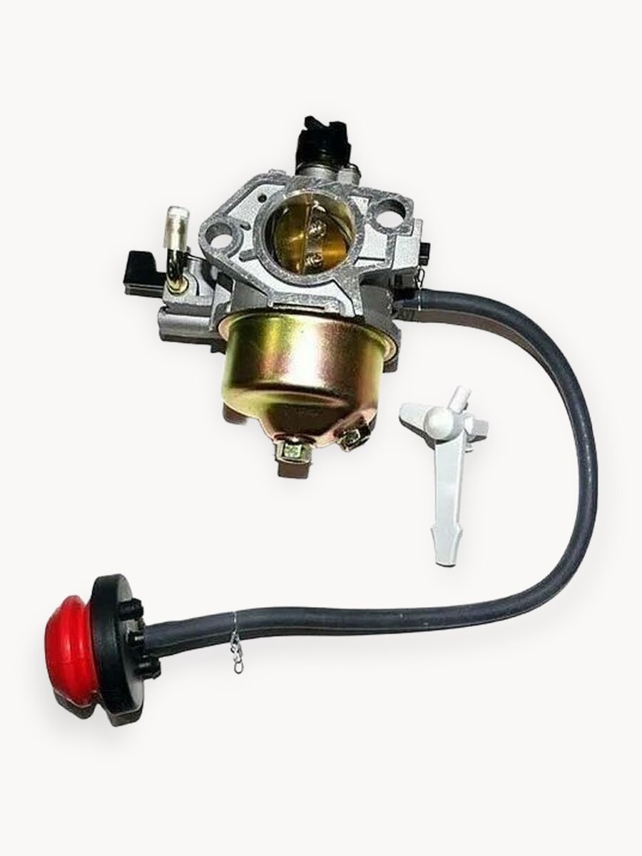 Карбюратор с краном для мотоблоков , снегоуборщиков, мотопомп , для двигателей моделей GX 160, GX 200, 168F, 168F2.