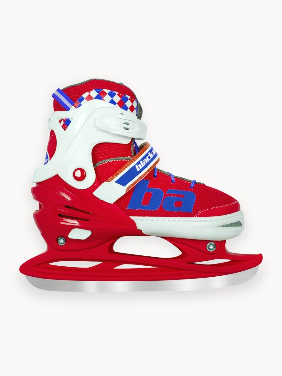 Коньки раздвижные BlackAqua с роликовой платформой