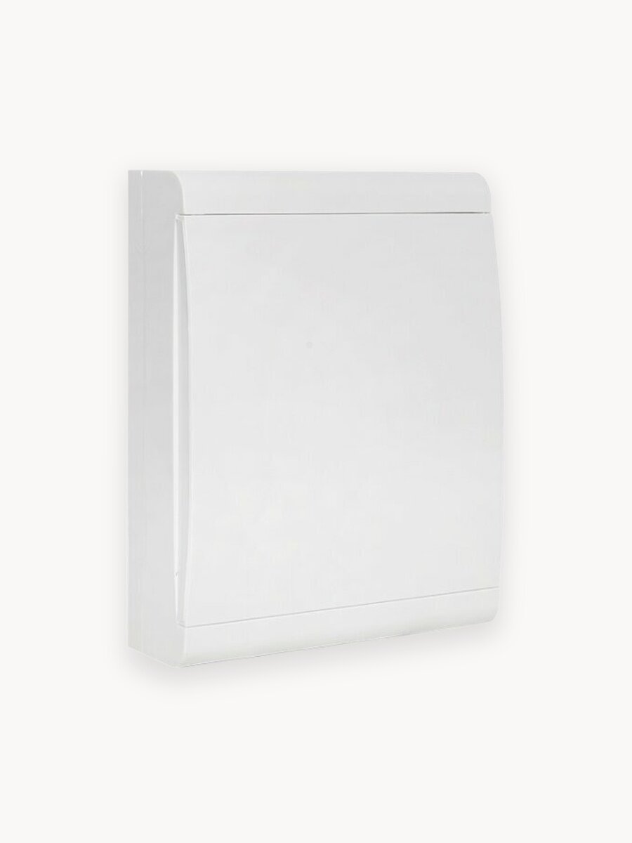 Щит Ekf ЩРН-П-24 IP41 бел. дверца (пром. упак.) Basic, pb-n-24w-bas