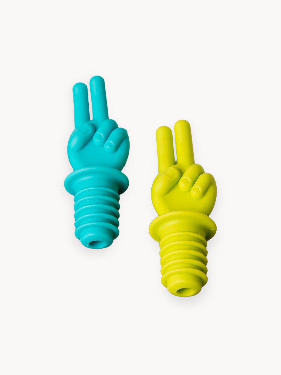 Набор пробок для вина Atmosphere of Art «Pozitiv», силикон, 2шт.