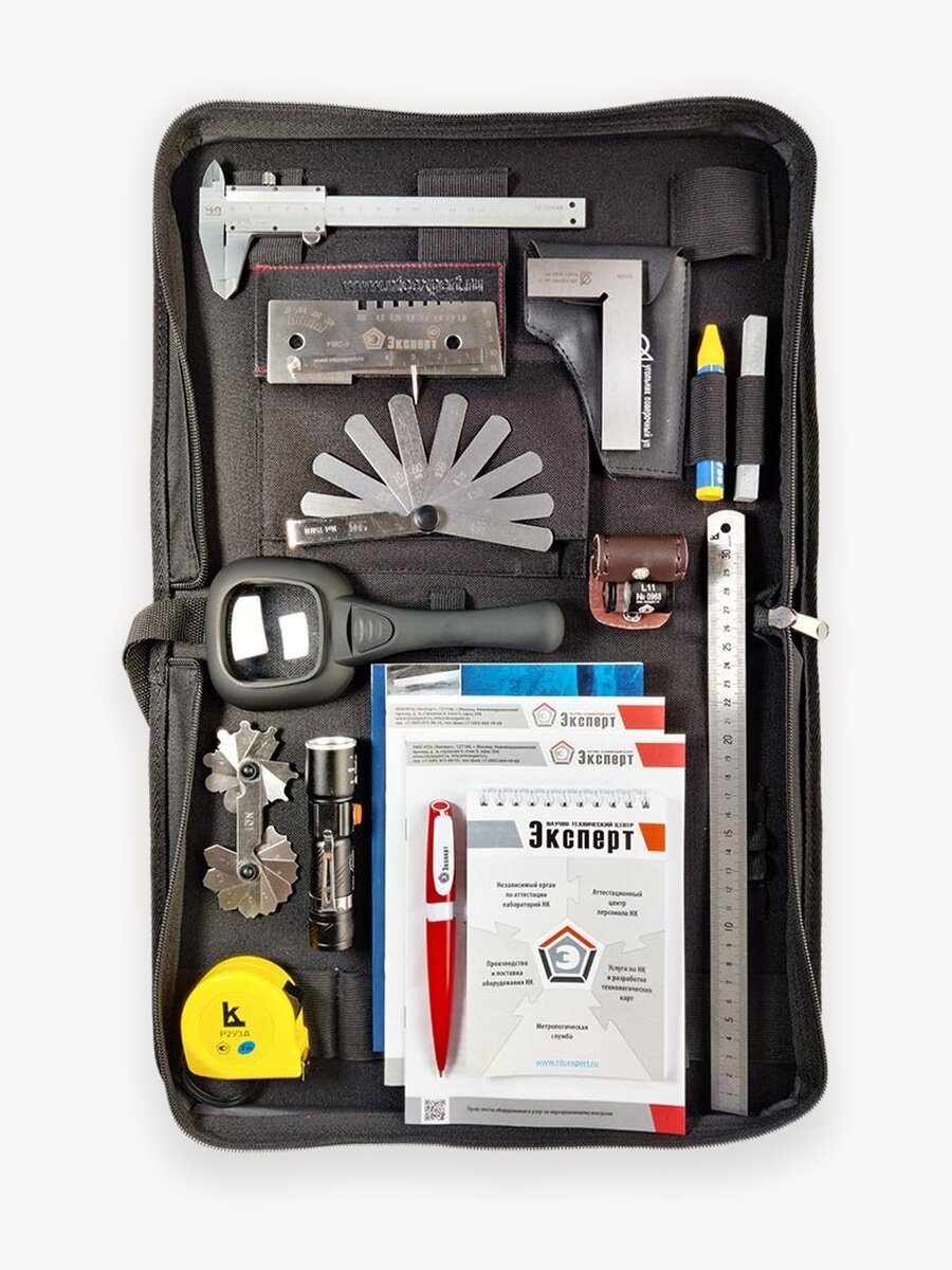 Набор НТЦ Эксперт ВИК Базовый ntc-000001 (набор инструментов визуального и измерительного контроля -набор сварщика)
