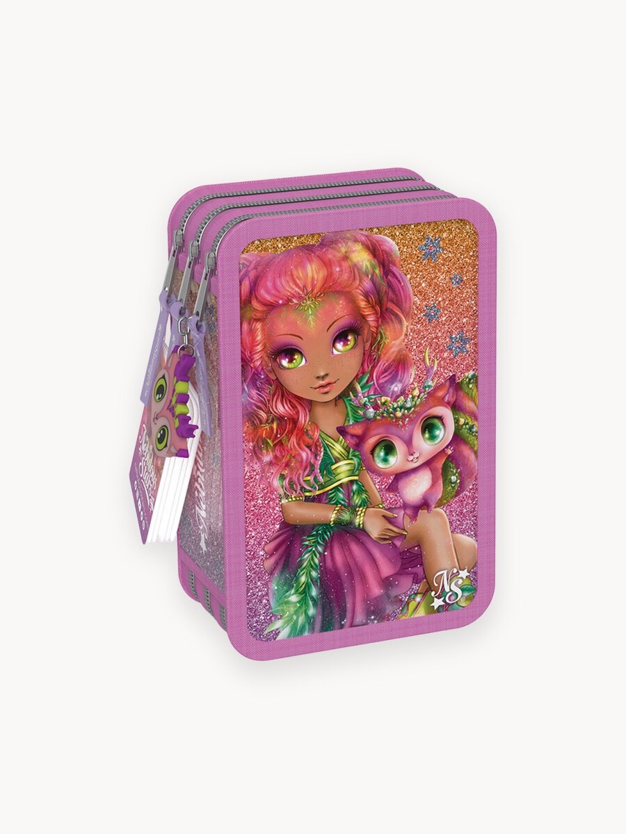 Серия Hazelia: Школьный пенал для девочек с наполнением Nebulous Stars (3 отделения) 12604_NSDA