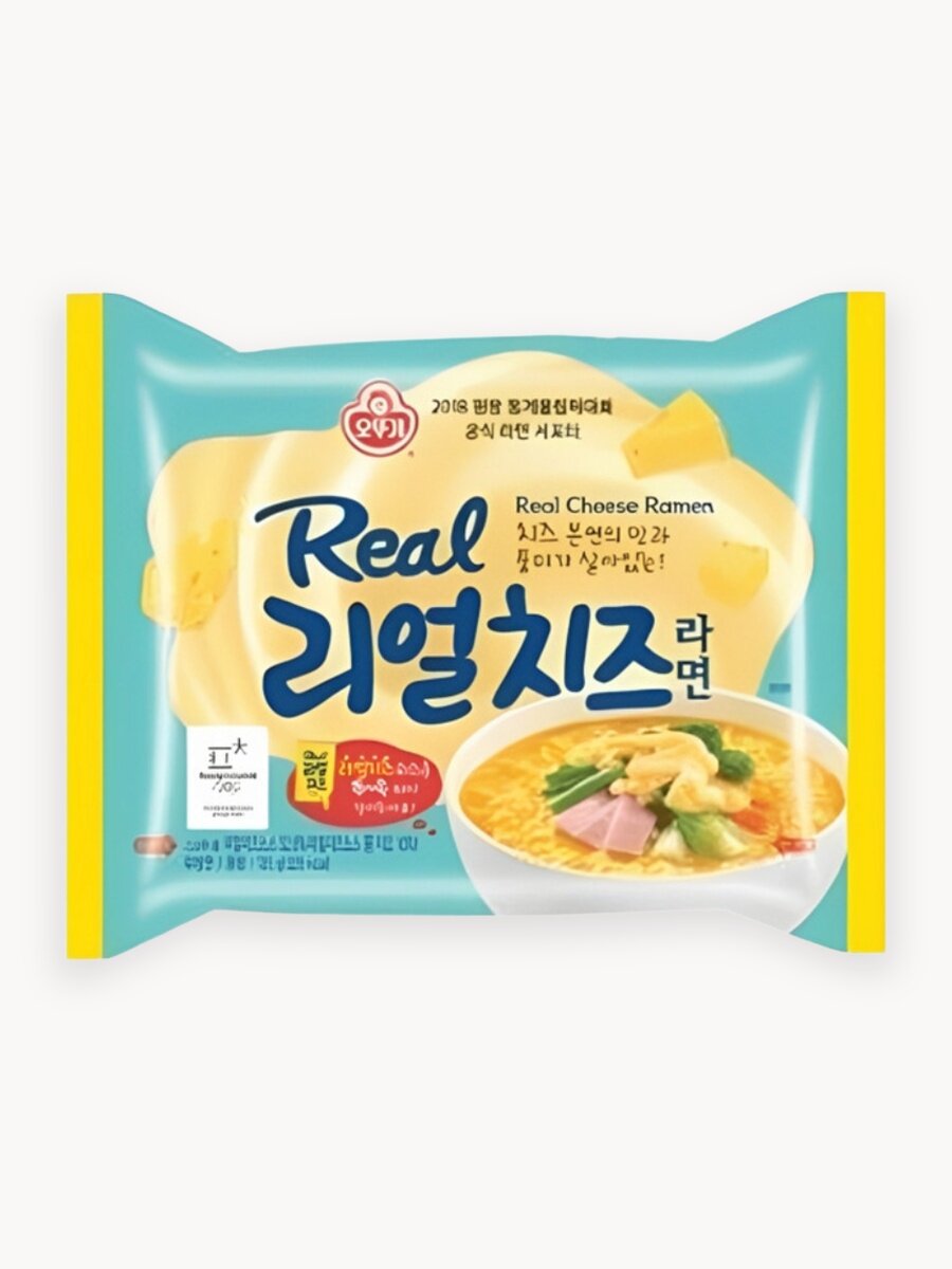 Лапша быстрого приготовления Оттоги с сырным соусом 135 г, Южная Корея