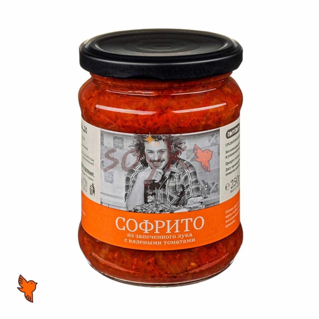 Софрито из запеченного лука с вялеными томатами Tomtom, 250г