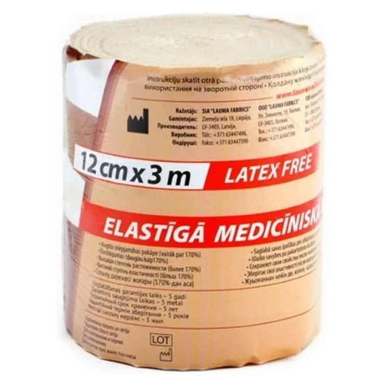 Бинт Эласт 12См Х 3М №1