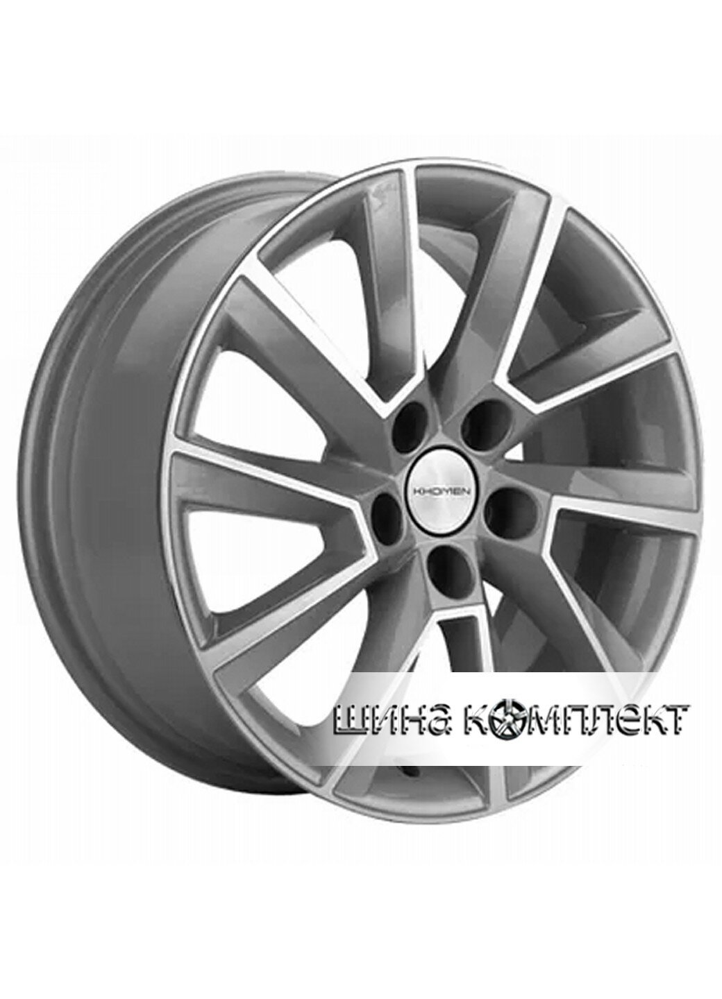 Колесный диск Khomen Wheels KHW1507 6x15 5x100 ET40 57,1 F-Silver-FP литой для автомобиля