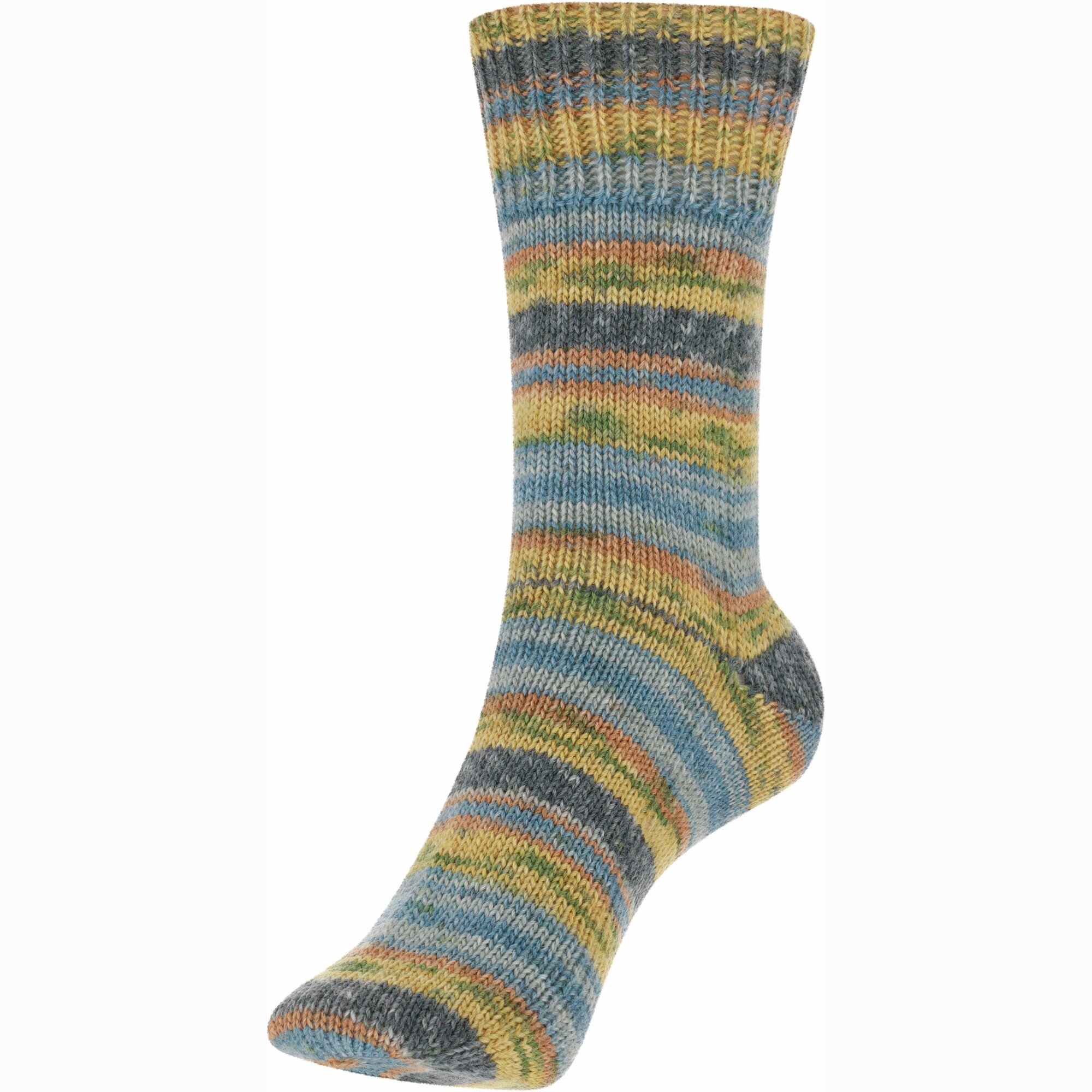 Носочная пряжа Austermann Step 4 Riviera 4-fach (477 Alassio) 1 моток 420 м/100 г