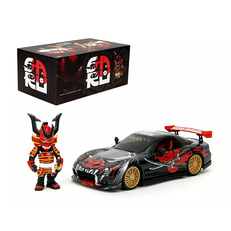 Машинка Jada Toys Lab Monkeys 1993 Mazda RX-7 with Saru Figure - 1:24 Diecast Car ZH