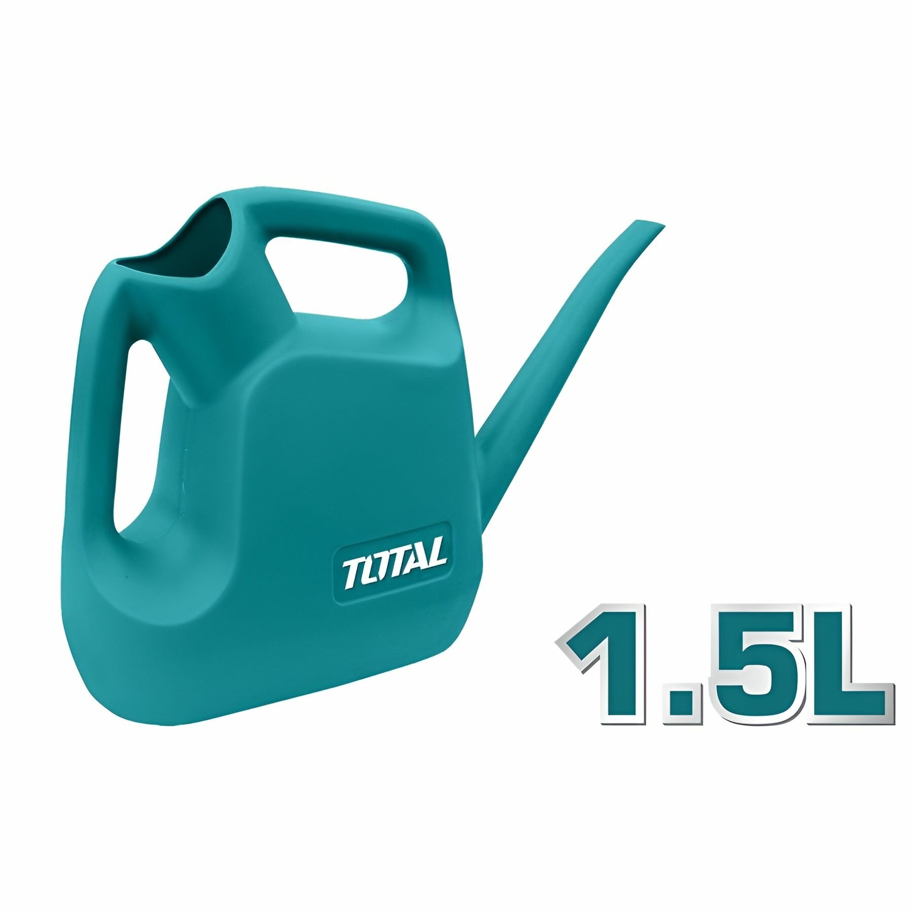 Лейка TOTAL THSPP0155, пластик, эргономичная, 1,5л, бирюзовая