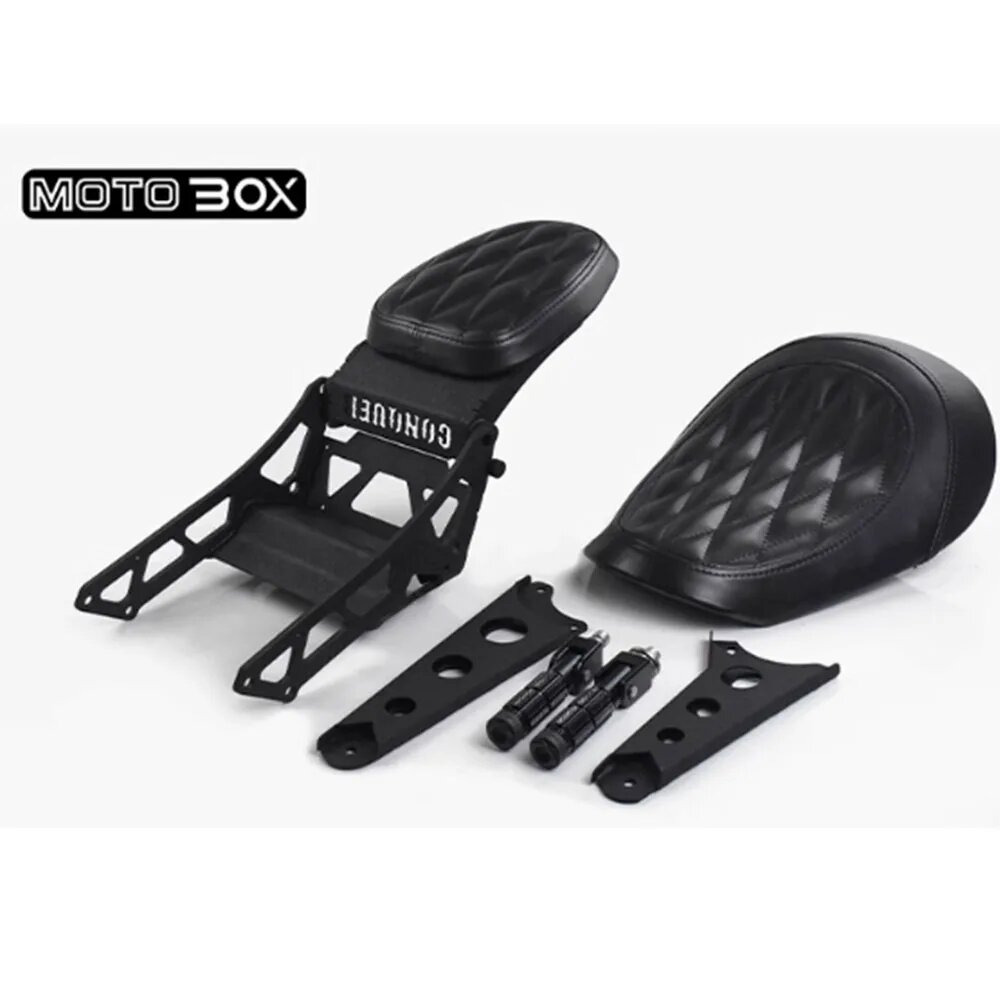 Модифицированное складное заднее сиденье для мотоцикла Benda Napoleon 450, одноместное сиденье с A