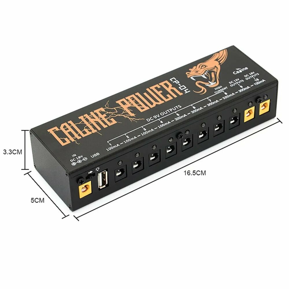Блок питания для педалей гитарных эффектов Caline CP-04 Multi-Output Power Supply