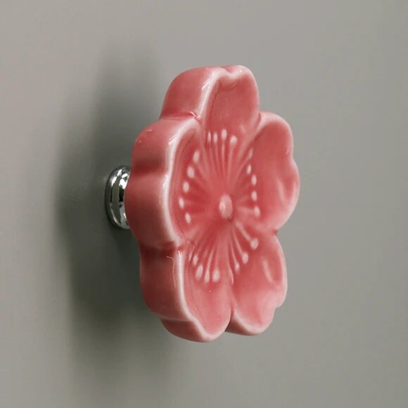 Керамические ручки для шкафа KUNGSPHAN цвет сливы Розовый