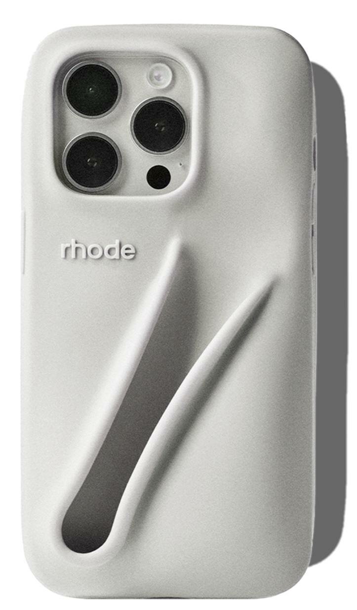 Чехол Rhode Lip Case, для iPhone 15 Pro Max, силикон, стильный и компактный