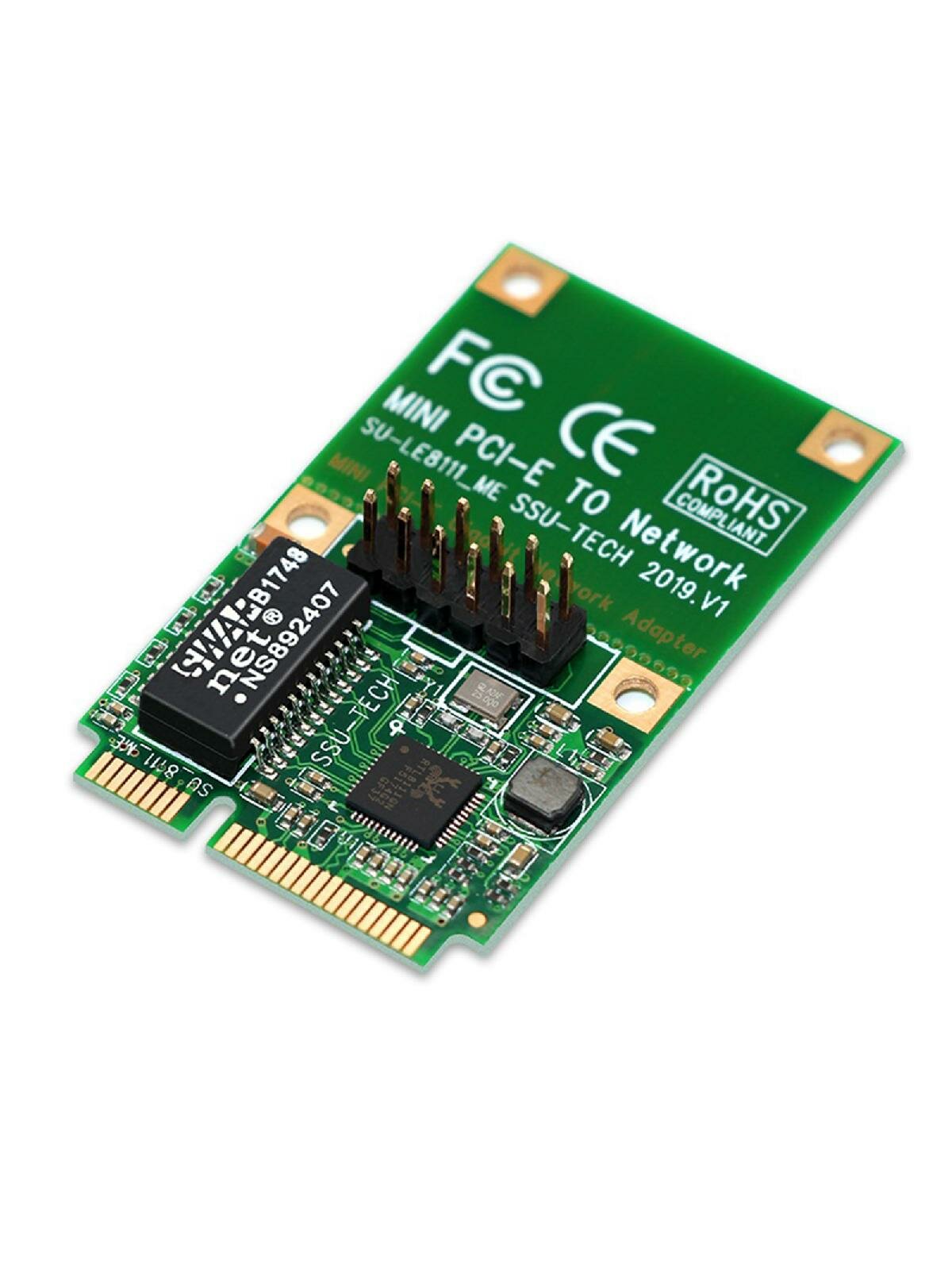 Mini PCIE Network Card Network Adapter Internet Free Lan Adapter Ethernet Gigabit Network Card RJ45 Lan Card