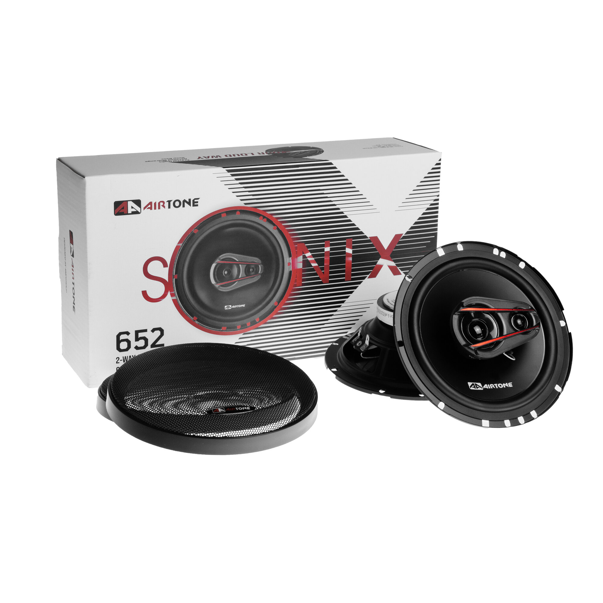 Акустика коаксиальная AIRTONE SONIX 652 / динамики автомобильные 16.5 см / Комплект 2 динамика /