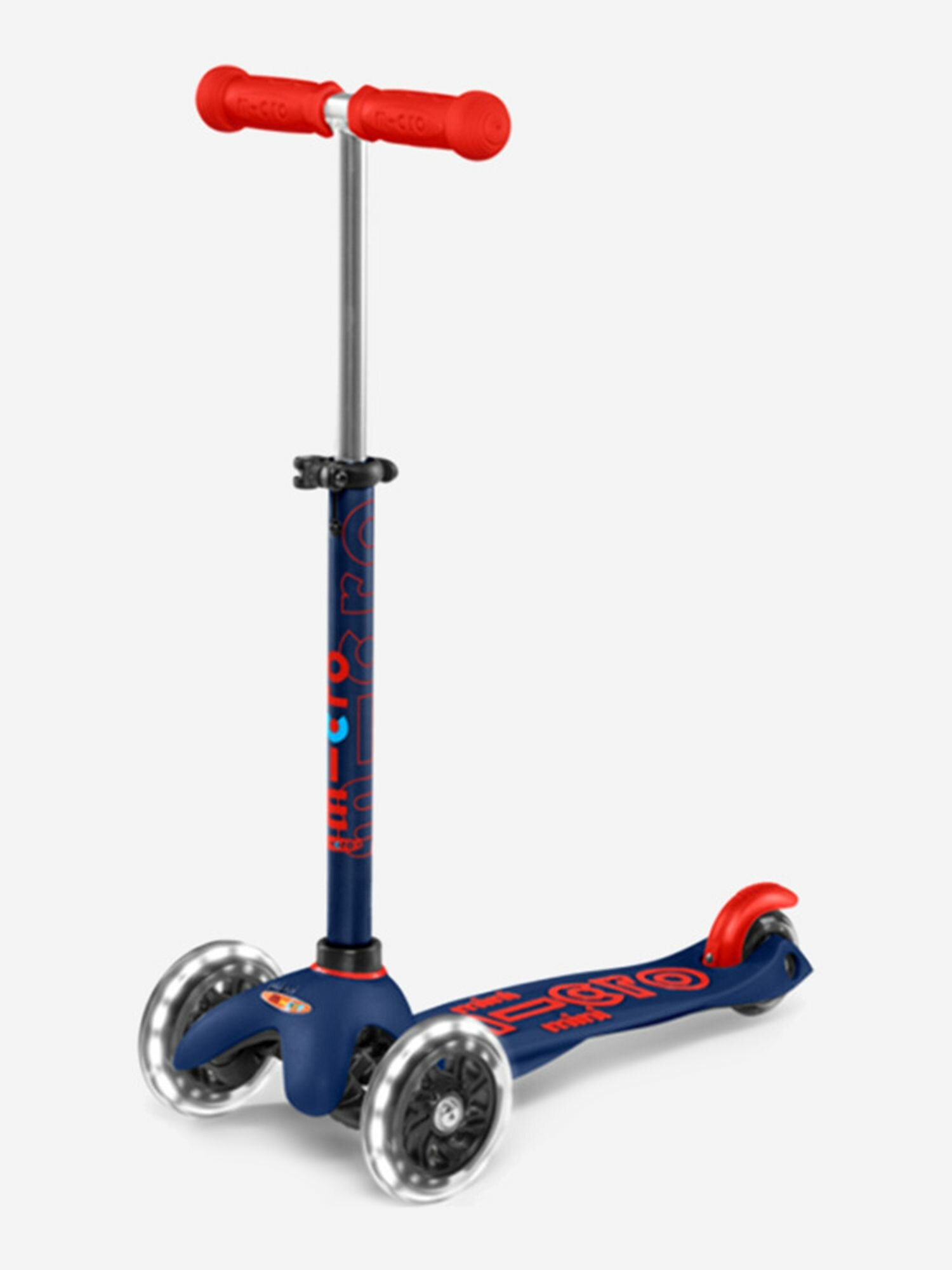 Самокат детский Micro Mini Deluxe, LED, регулируемая высота руля, 3 колеса