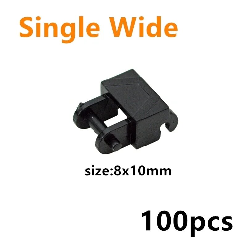 Конструктор ледуо гусеницы для танков Черный, Single Wide-black