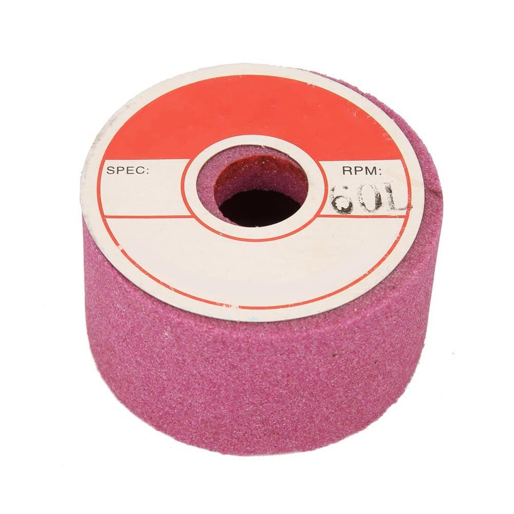 Шлифовальный круг из корунда с керамической чашеобразной головкой, 75*40*20 мм, зернистость 120, красный.