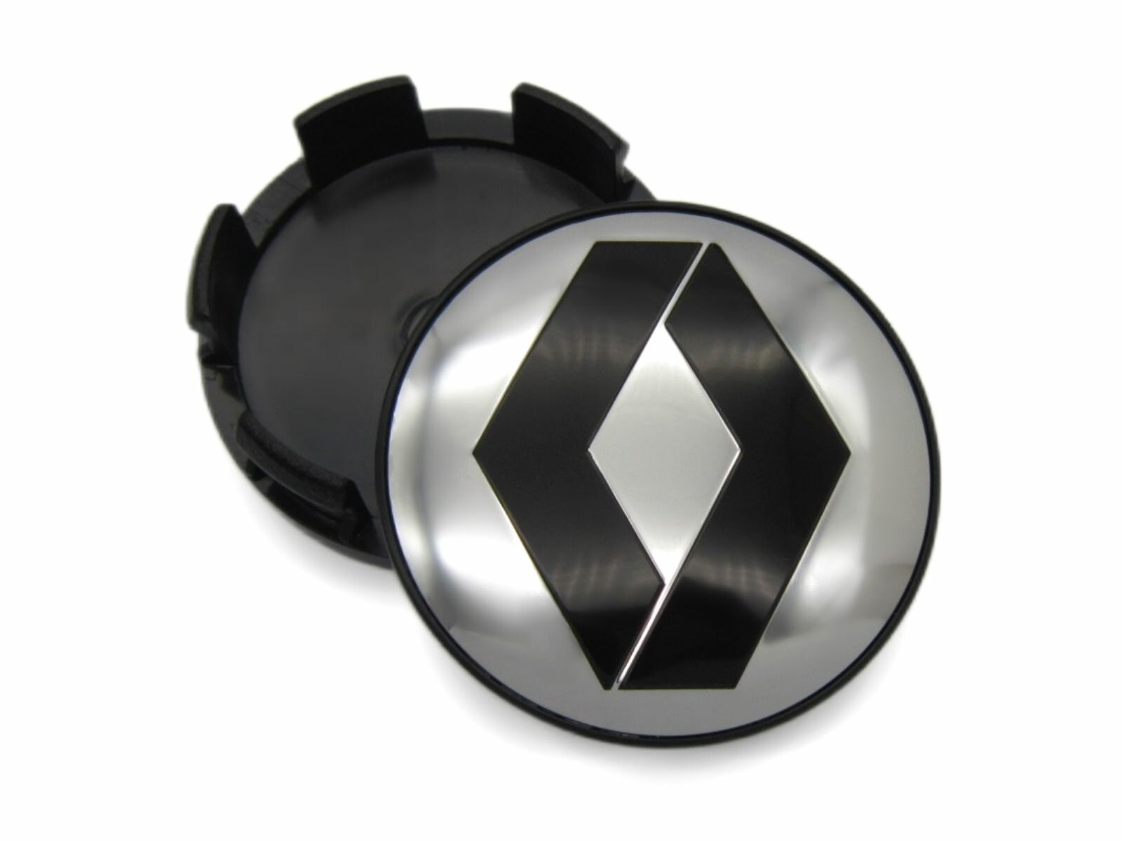 Колпачок, заглушка на литый диск СКАД Рено 56/51/12 мм, хром 1 шт.