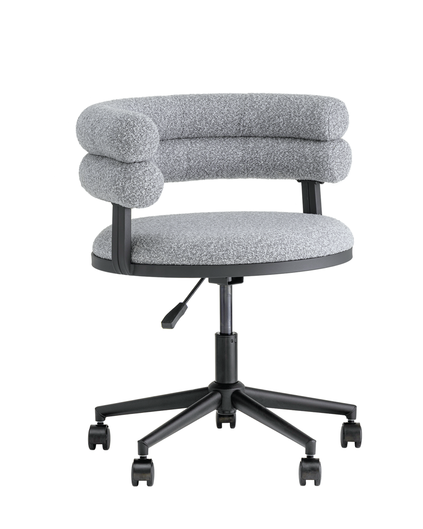 Stool Group Компьютерное кресло Ponty серый чёрные ножки, 67-75*70*61 см, арт. УТ000040475