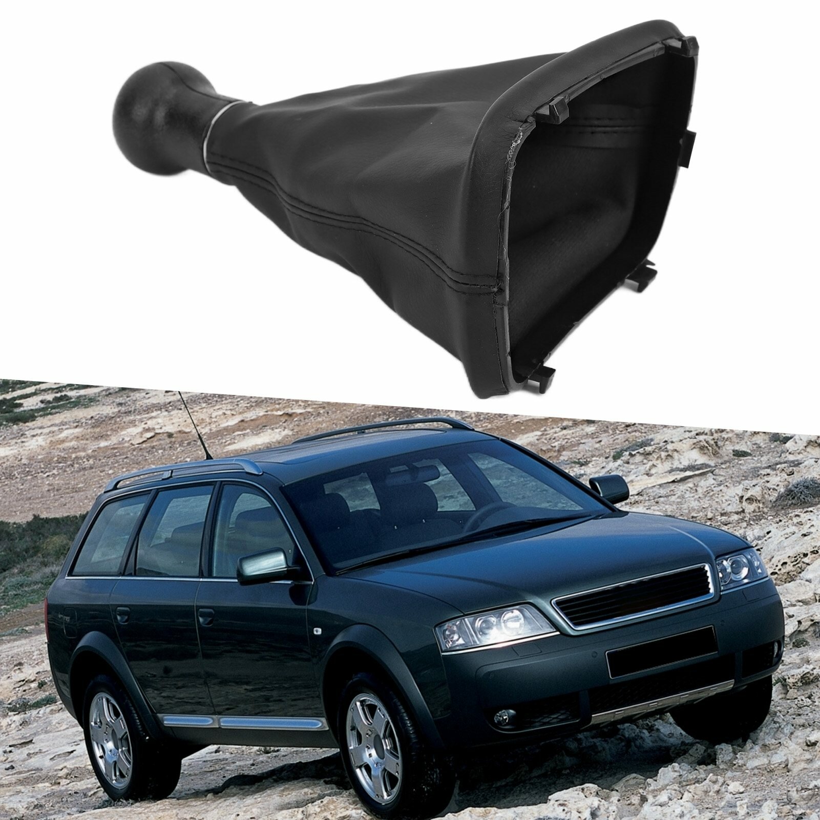 Ручка КПП с пылезащитным чехлом, замена для A6 C5 A4 B5 A8 D2 1998-2000, 5 скоростей