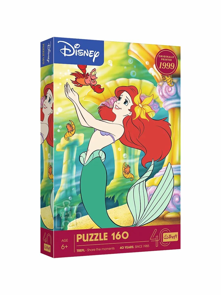 40 лет Trefl - Русалочка, 160 деталей, Trefl