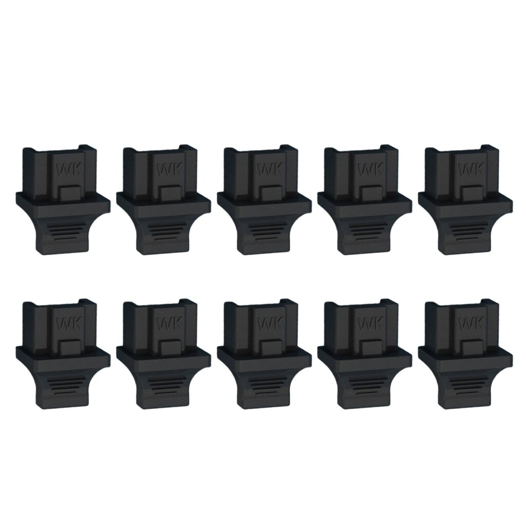 Pack of 10 RJ45 Dust Cover Rj45 Networking Protectors Protective Dust Dirt Blanking for Patching Panel Routers
