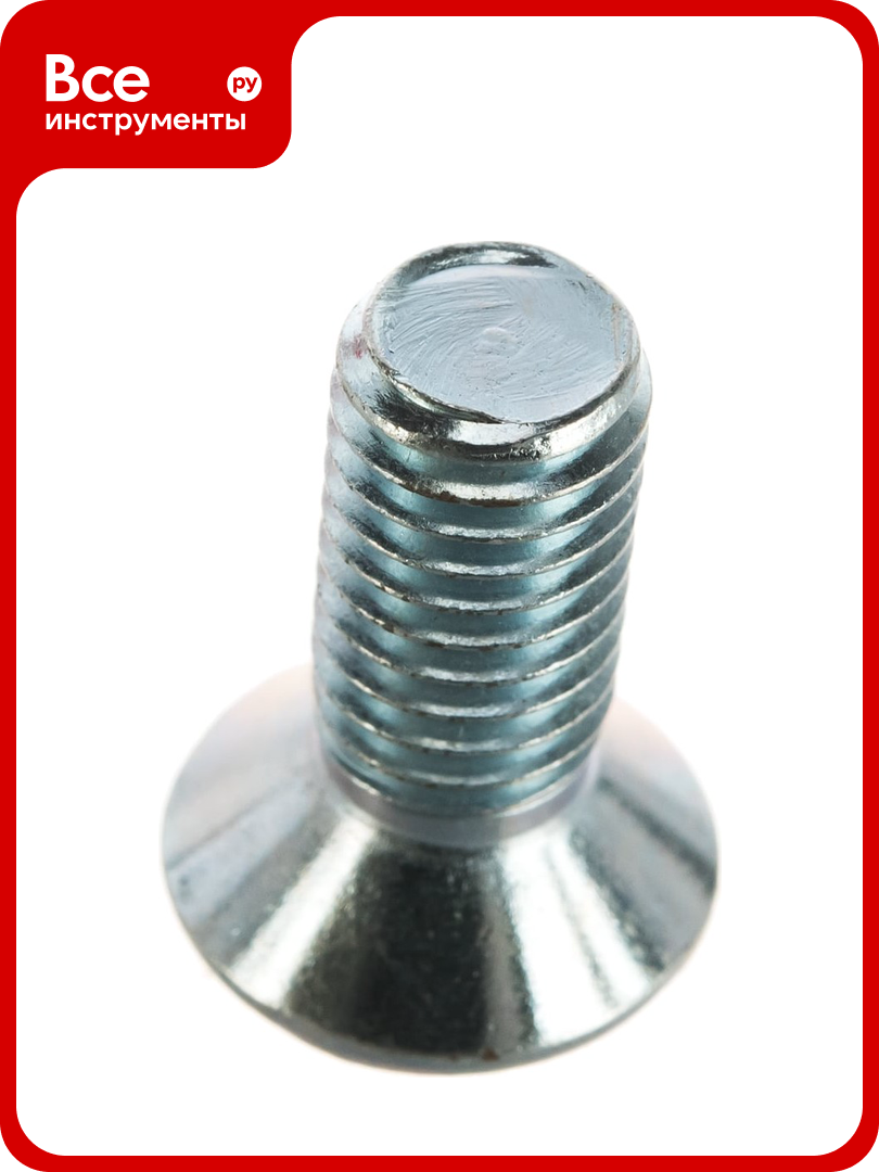 Винт Tech-Krep/Zitar DIN965 с потайной головкой, оцинкованный M8х20 8 шт - пакет 112242
