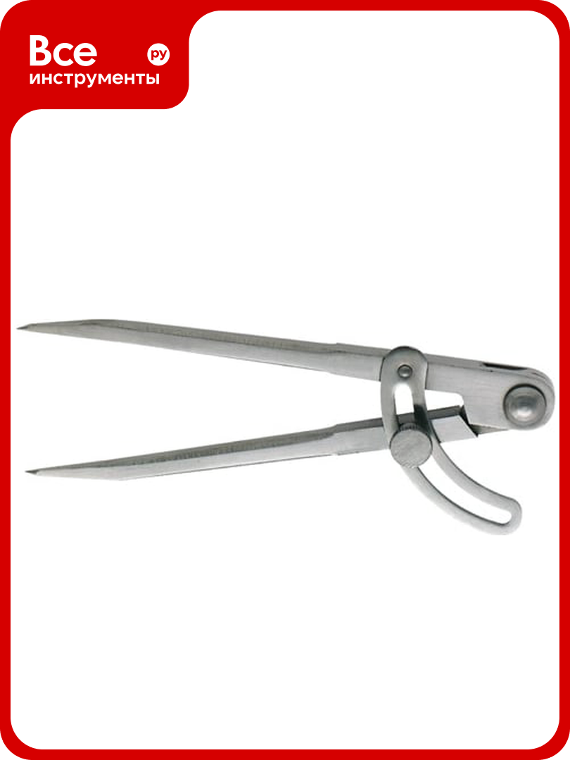 Разметочный циркуль с дугой GRIFF 150мм D153115 профессиональный дуговой тип из прочного алюминия для точной разметки