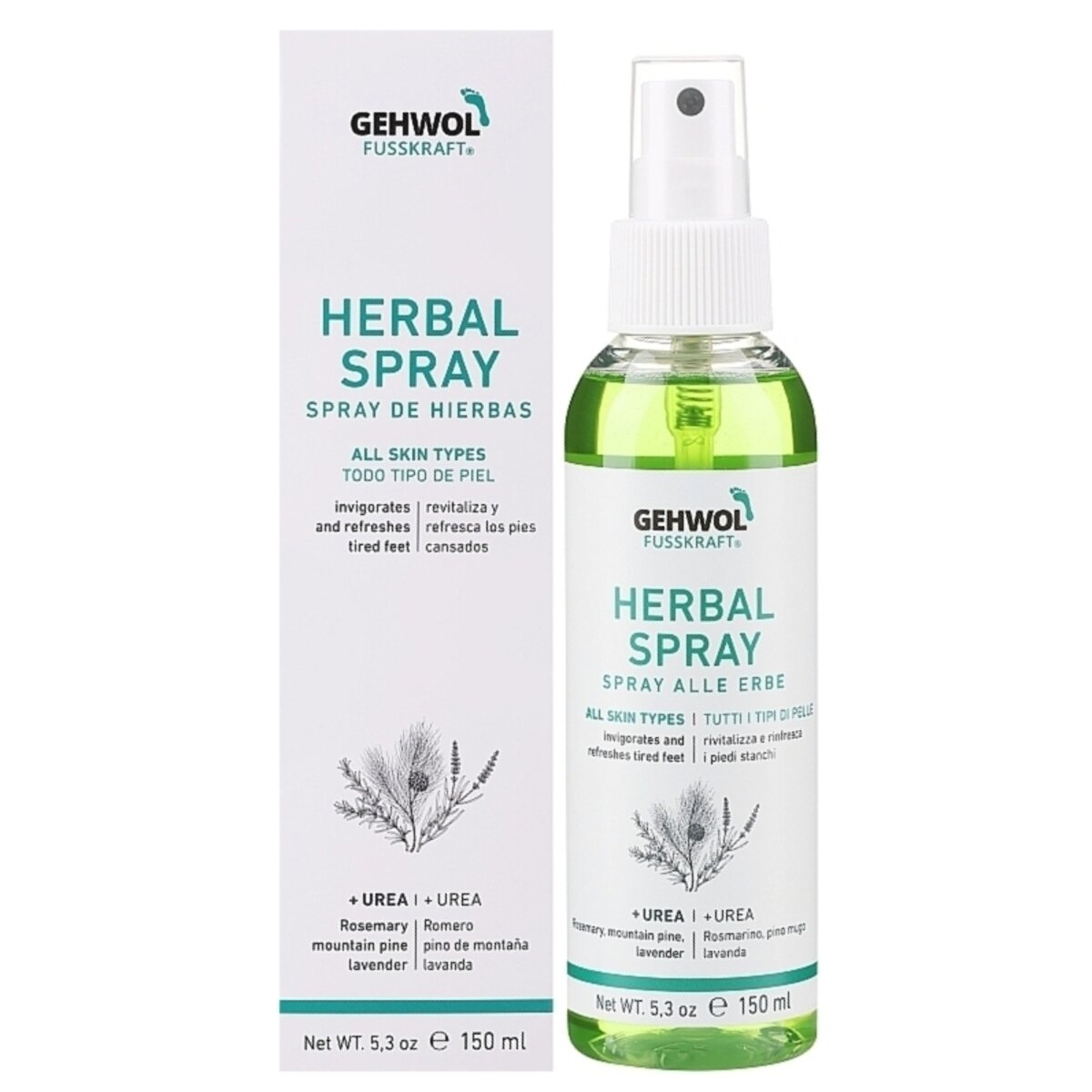 Лосьон Gehwol Fusskraft Krauterlotion Травяной для ног , 150 мл