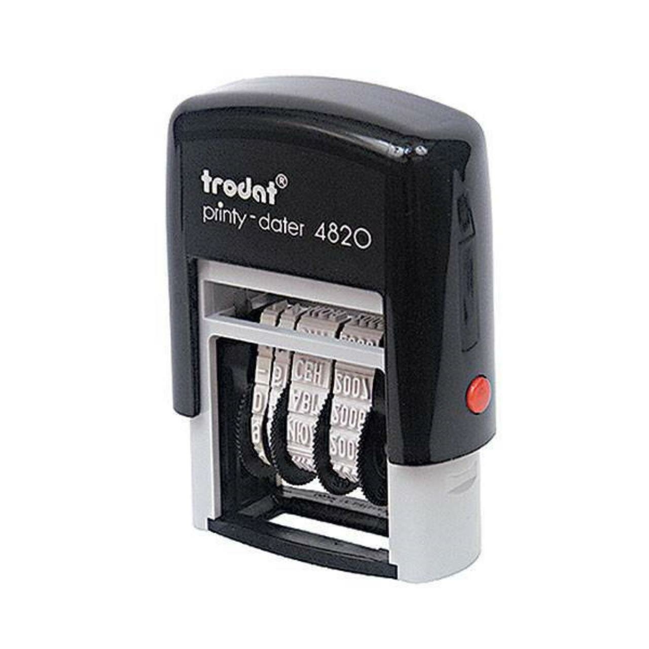 Датер, пластик, 4мм, дата, русски алфавит