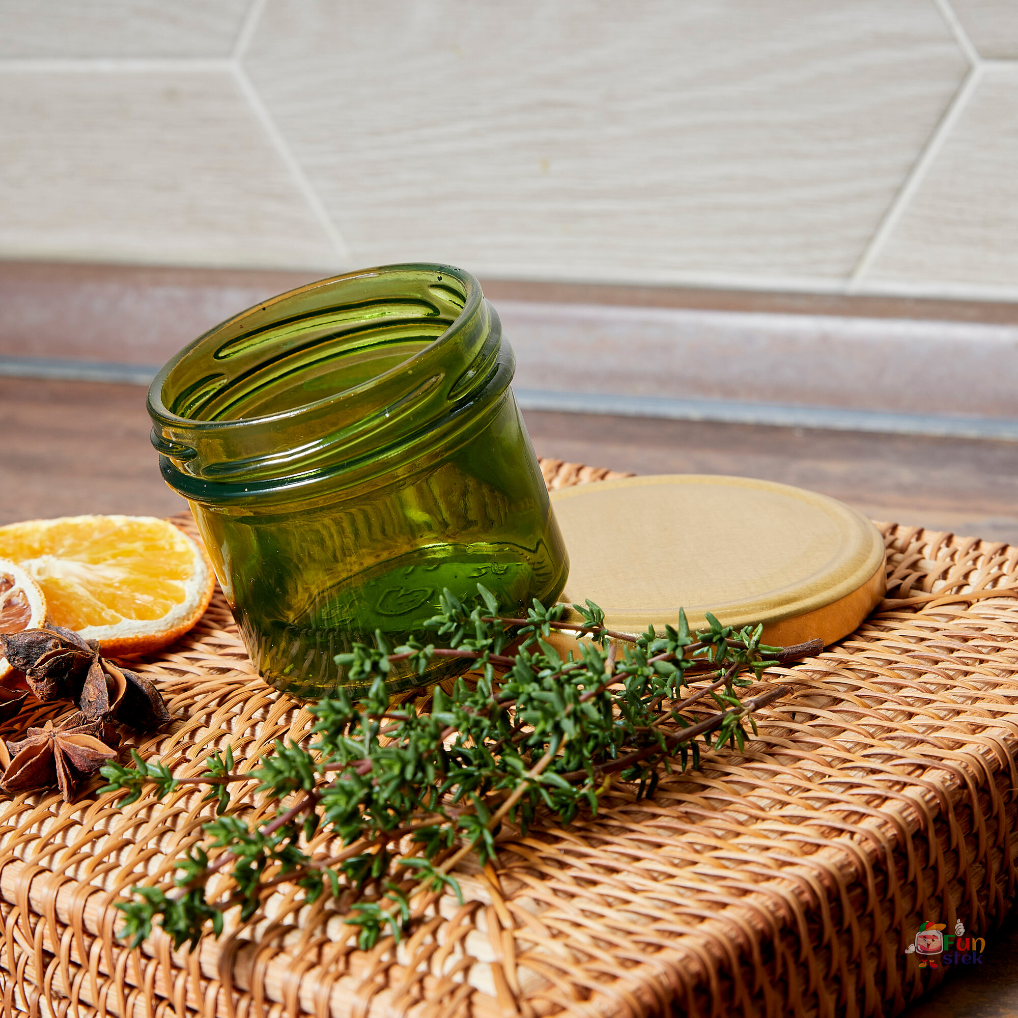 Форма для свечей баночки стеклянные набор 6шт, 125 мл