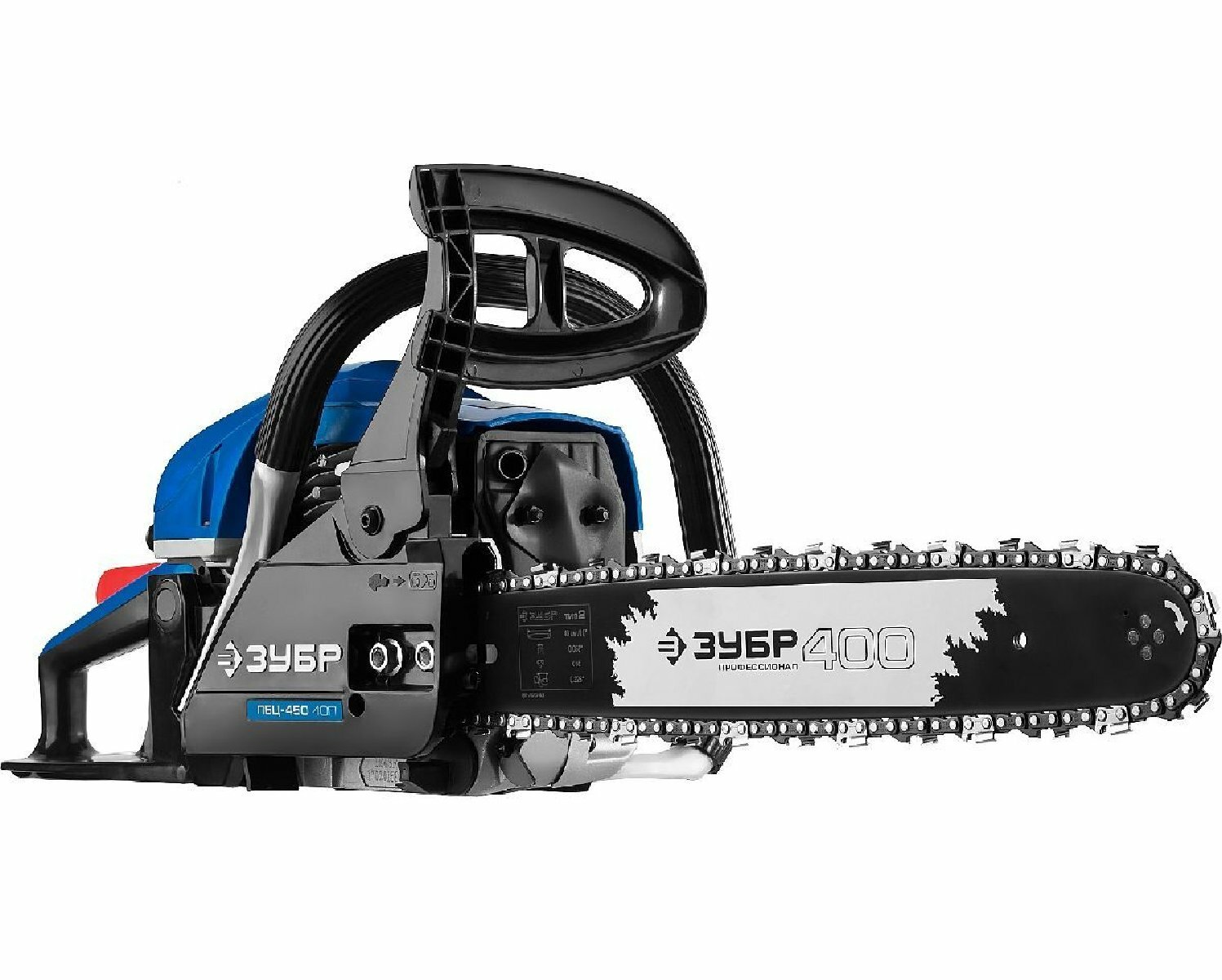 Бензопила ЗУБР Профессионал 45 см³ 2,4 лс 40 см с антивибрационной системой и автоматической смазкой цепи