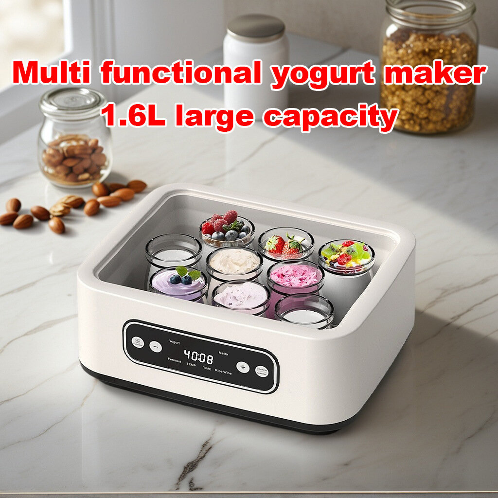 Интеллектуальная многофункциональная машина для приготовления йогурта с постоянной температурой 1,6 л