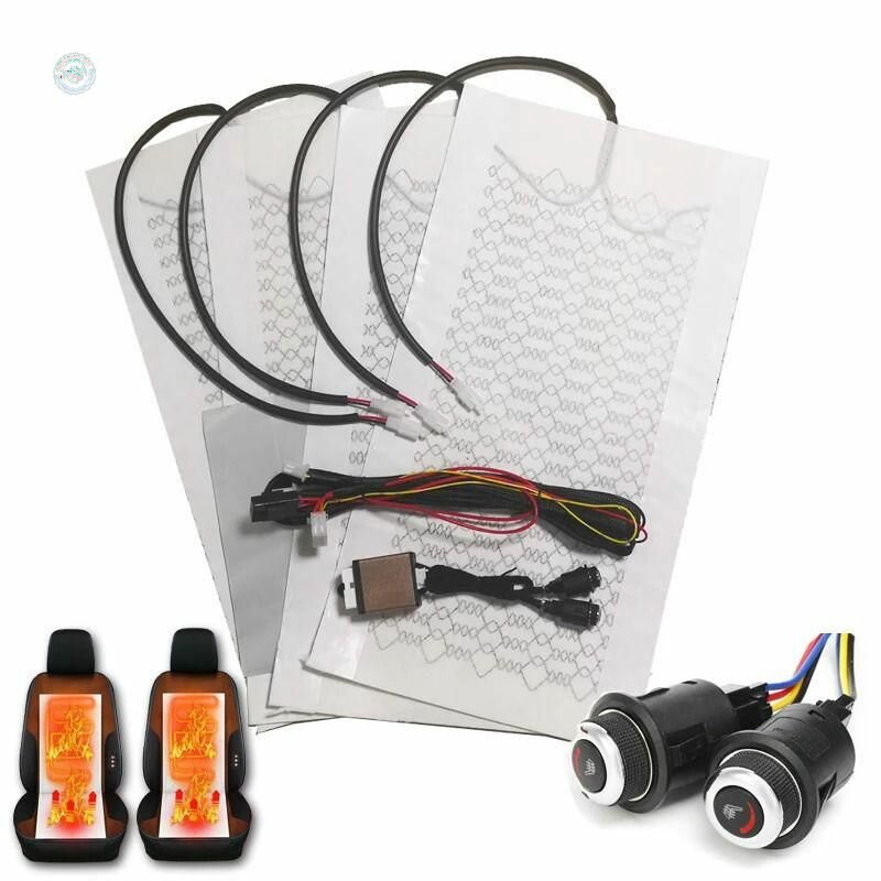 Встраиваемый подогрев сидений автомобиля из углеродного волокна — 6-ступенчатая регулировка и защита от перегрева