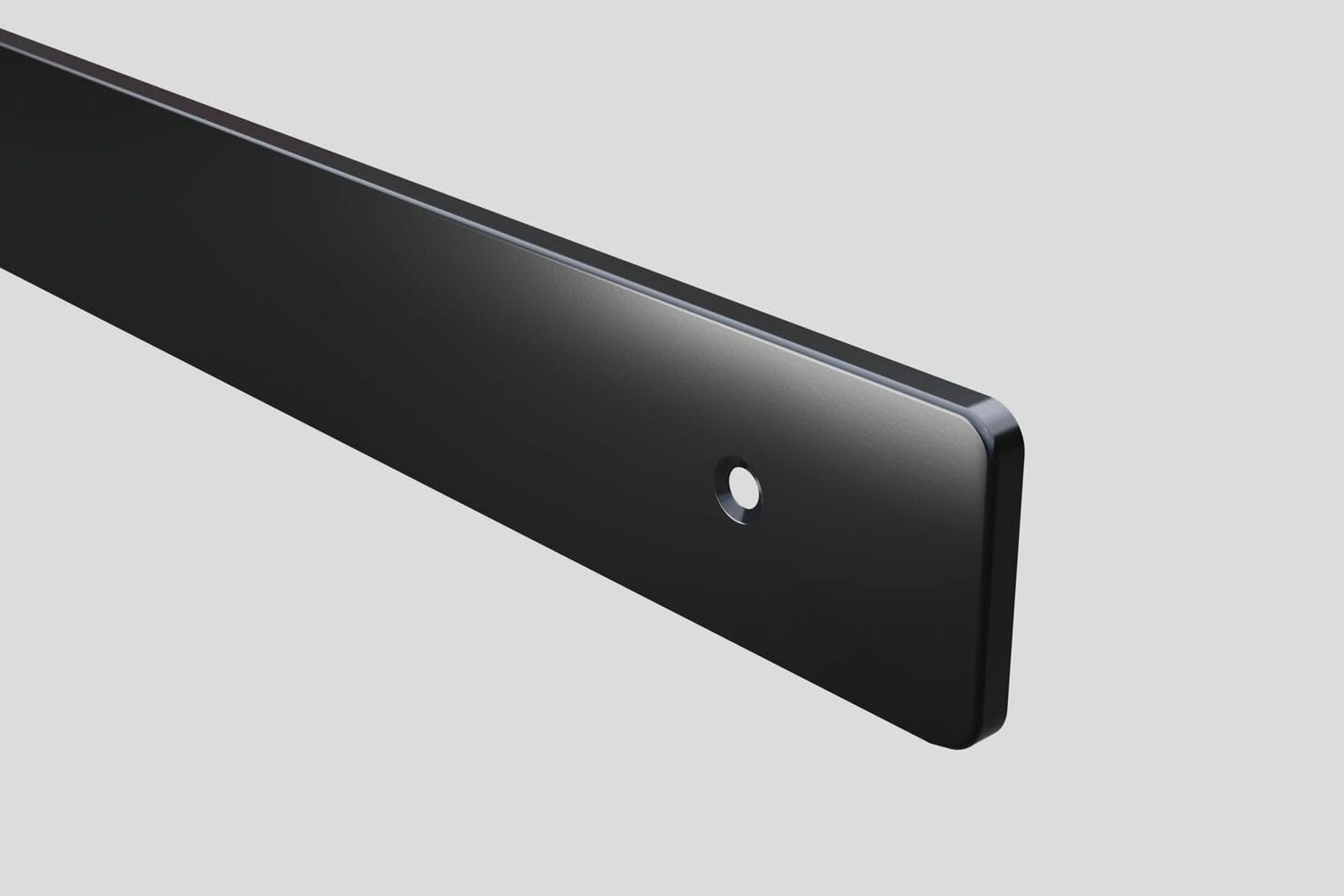 Планка торцевая Левая чёрная SLOTEX